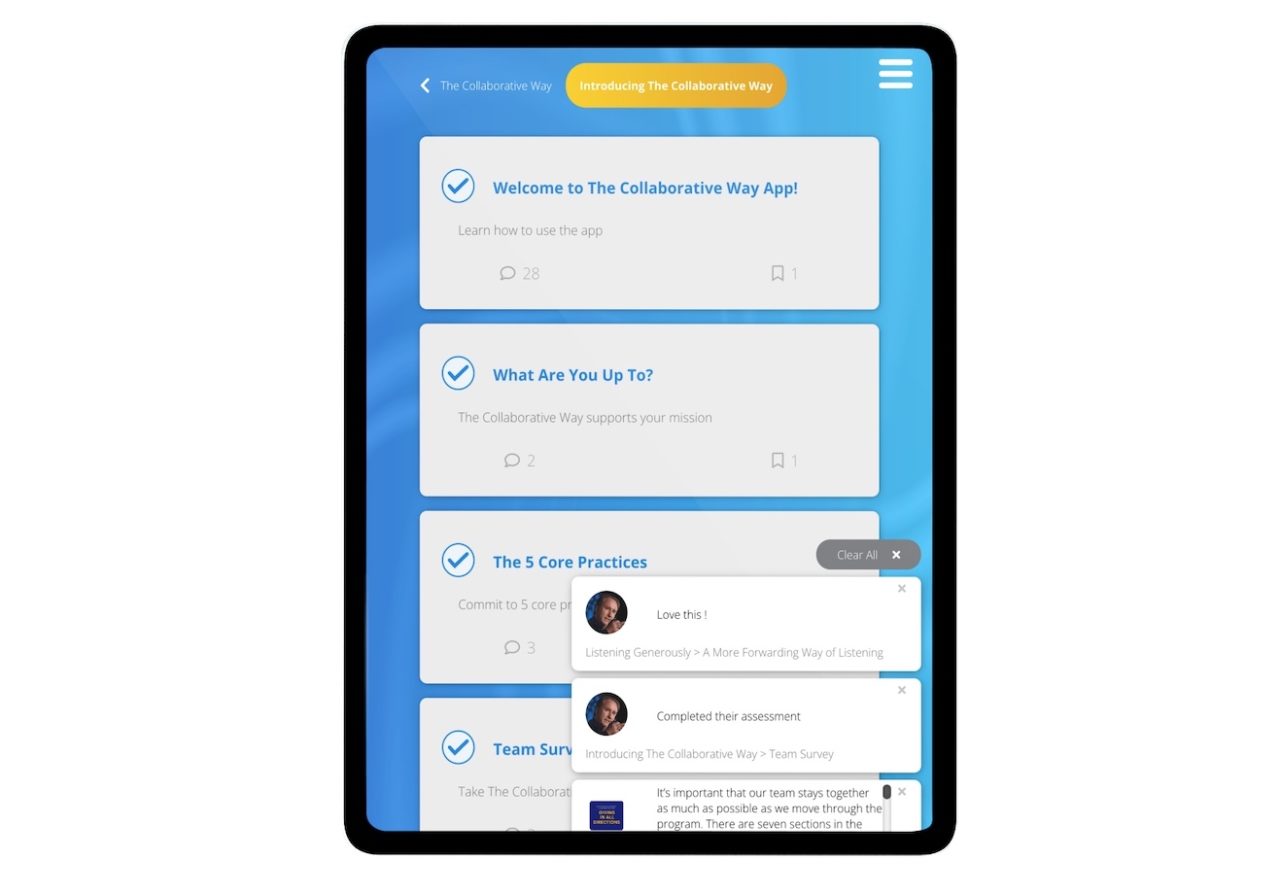 TCW eLearning Platform - The Collaborative Way®